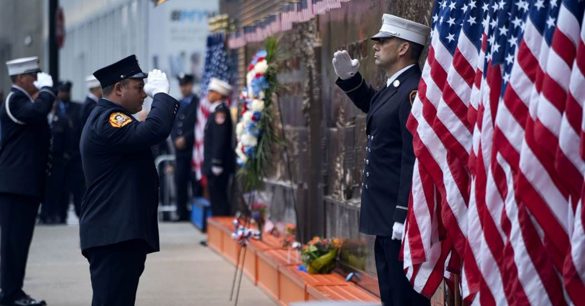 NYC firefighters forced to remove flag for 9/11 heroes after leftwing ...