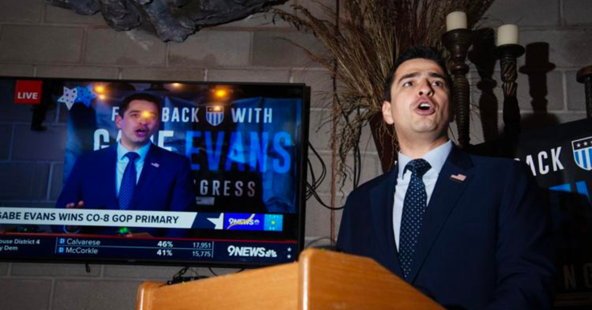Republican Gabe Evans wins primary in Colorado's battleground 8th ...