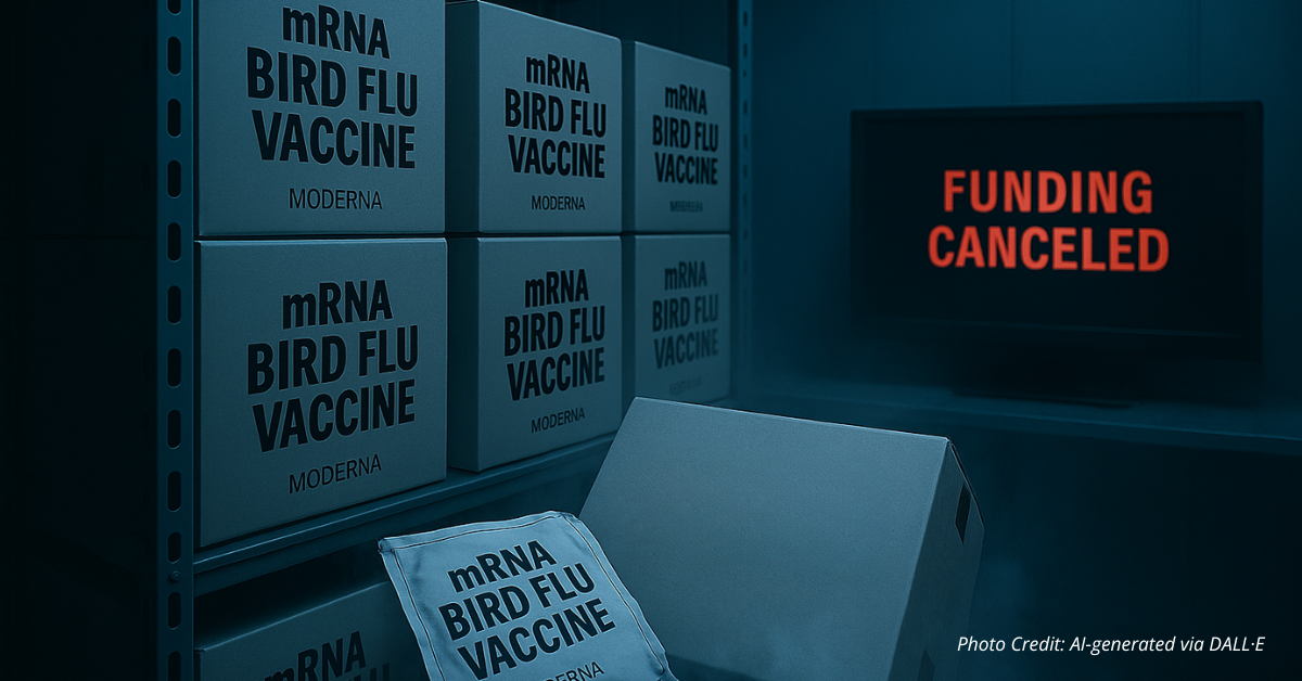 HHS terminating $750M for Moderna’s mRNA-based bird flu vaccines amid ...