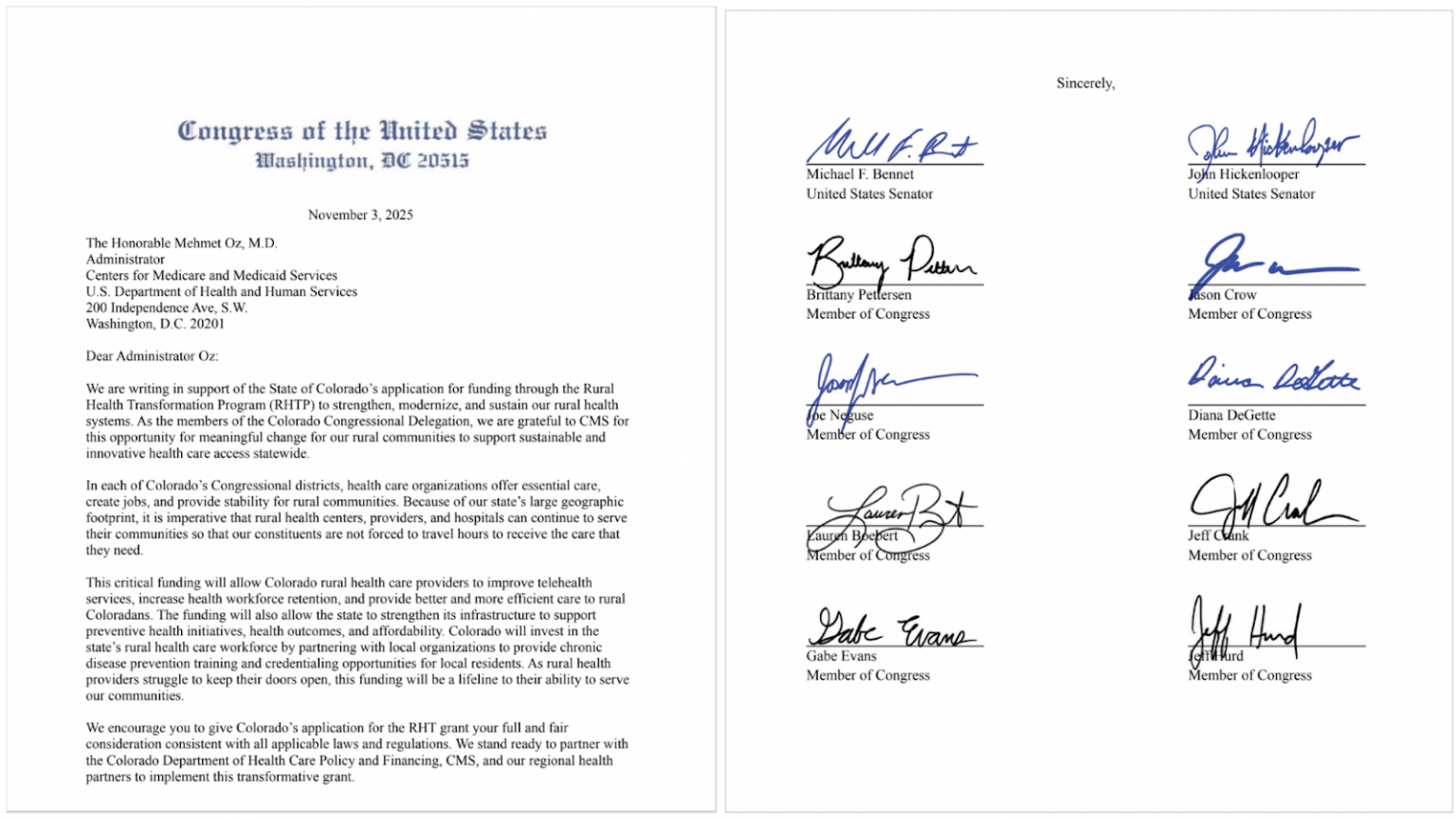 After the rhetoric, Colorado secures $200 million for rural health care ...