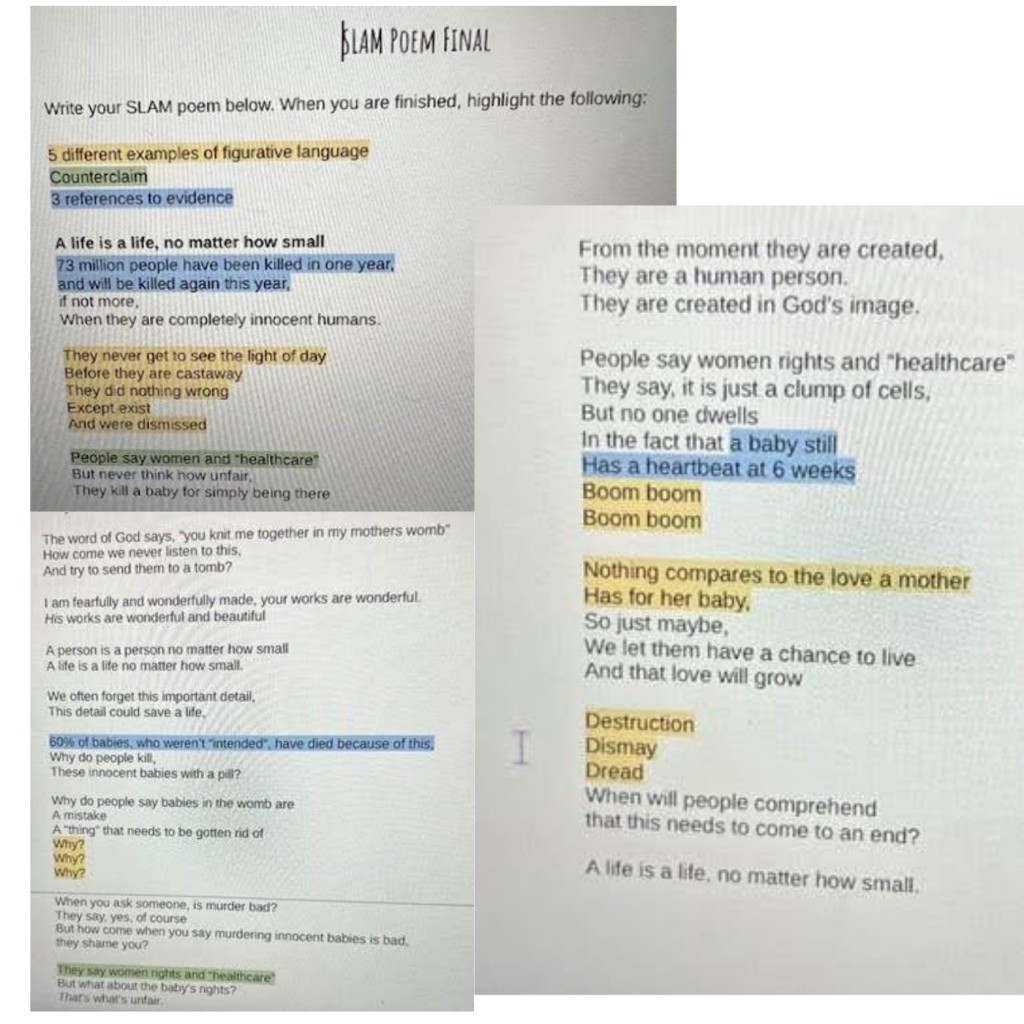Jeffco student barred from reading pro-life poem after school calls it ...